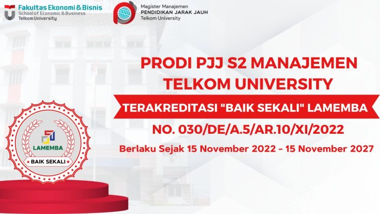 Manajemen Program Magister Program Pendidikan Jarak Jauh | Telkom University